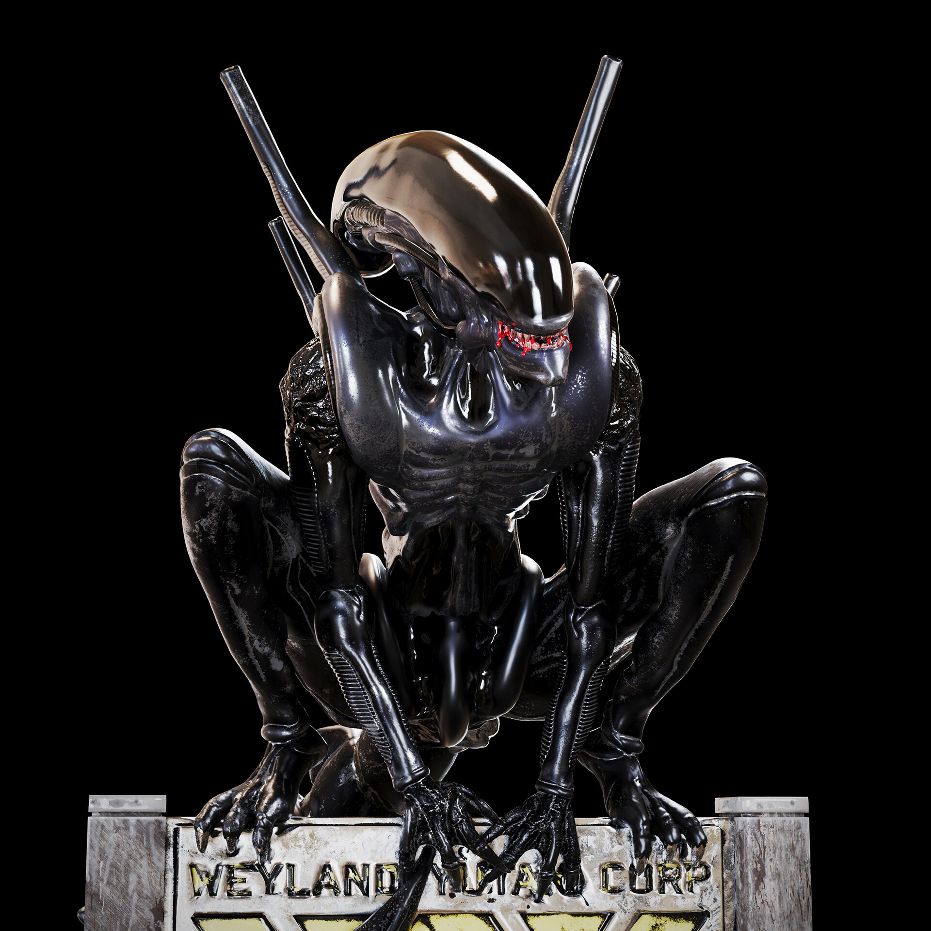 ArtStation - Xenomorph sculpture