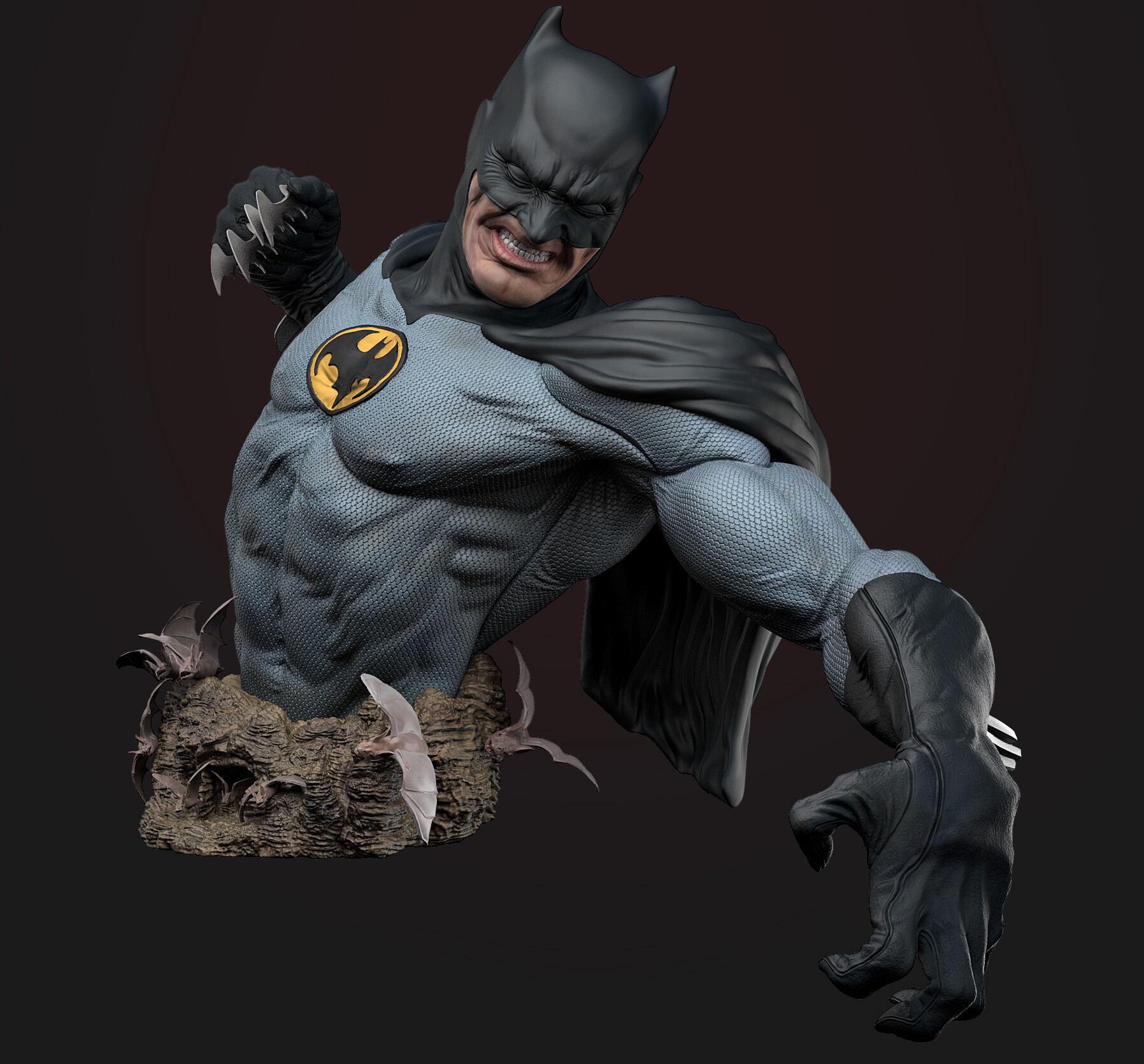 ArtStation - Batman Bust