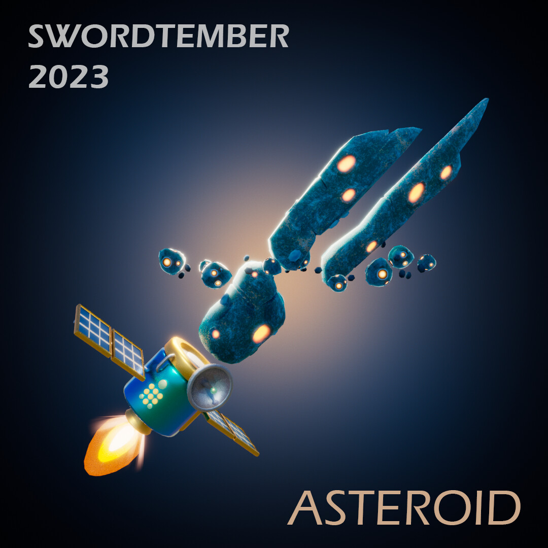 ArtStation - Asteroid Sword - Swordtember 2023