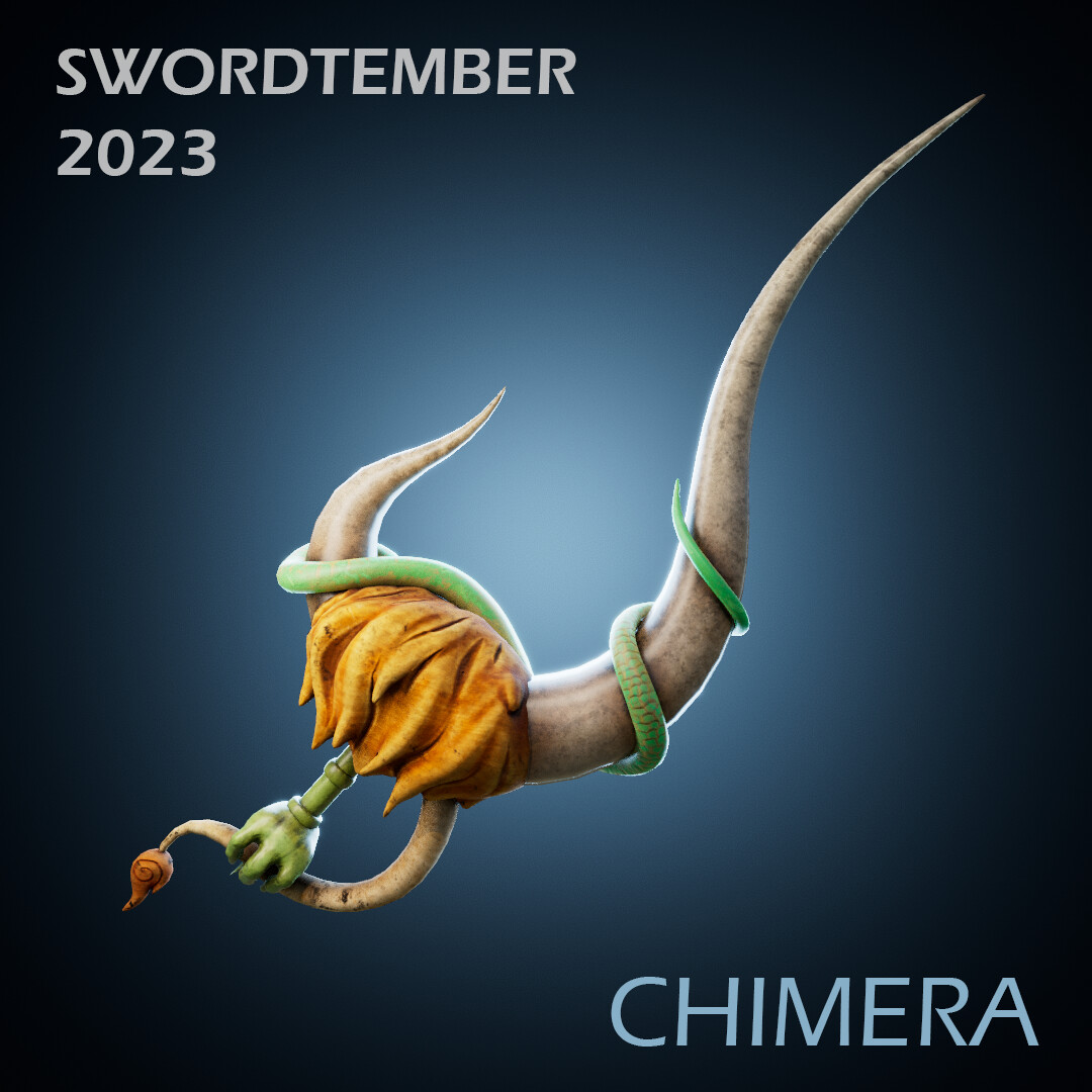ArtStation - Chimera Sword - Swordtember 2023