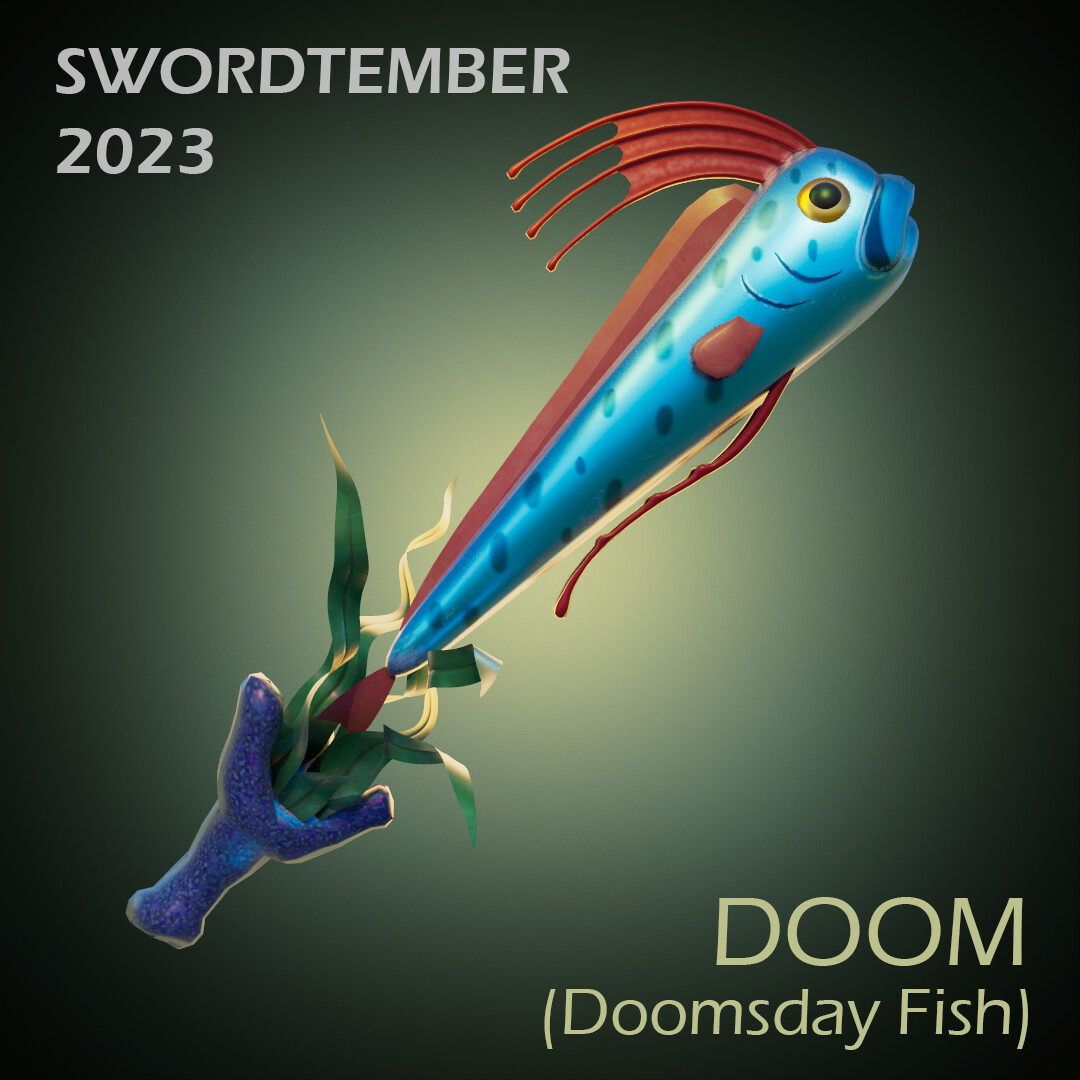 ArtStation - Doom (Doomsday Fish) Sword - Swordtember 2023