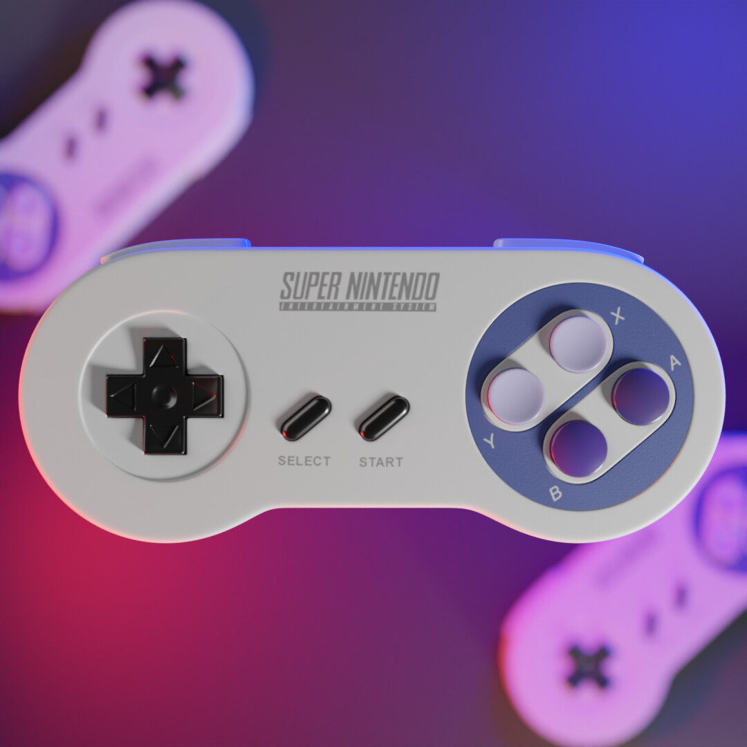 ArtStation - Nitendo controller