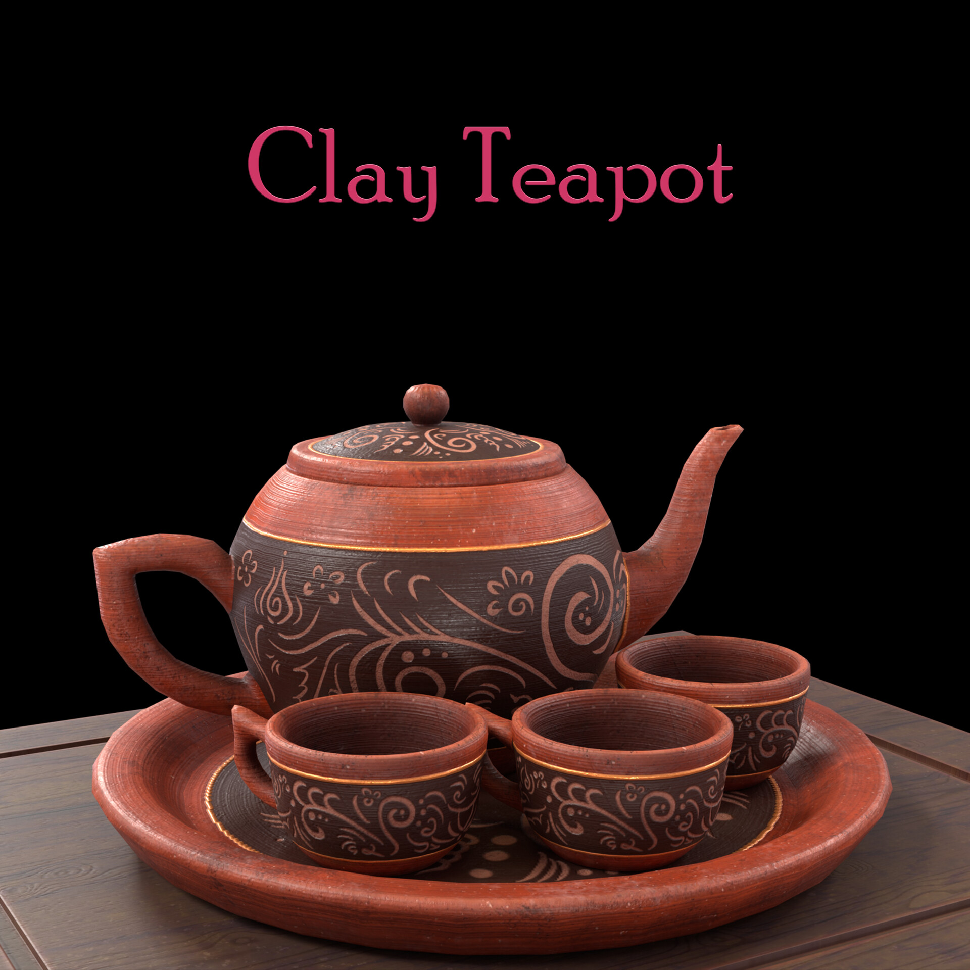 ArtStation - Clay Teapot