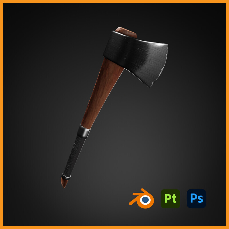 ArtStation - Game-ready asset - Axe