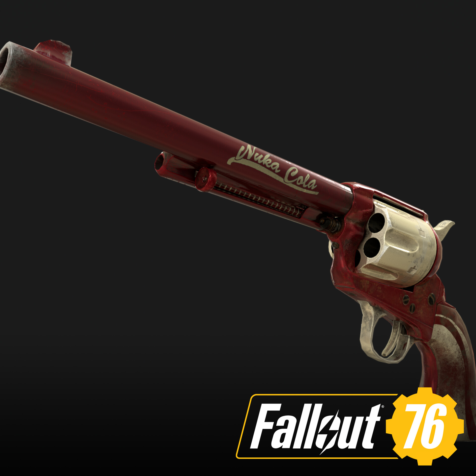 ArtStation - Fallout 76 - Nuka Revolver Reskin
