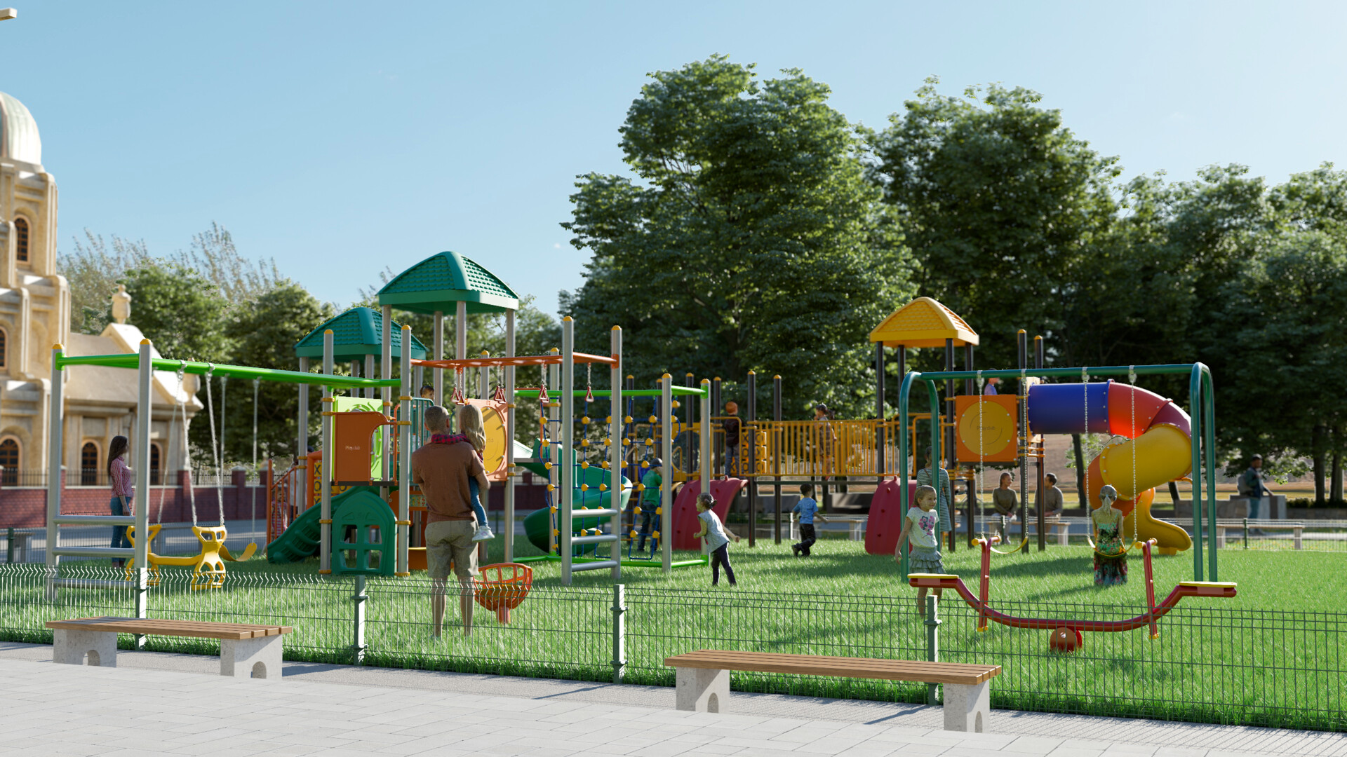 ArtStation - Exterior Playground