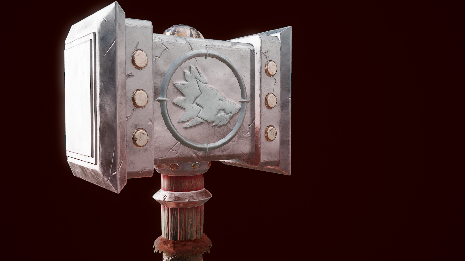 ArtStation - The Doomhammer - Game-ready Weapon