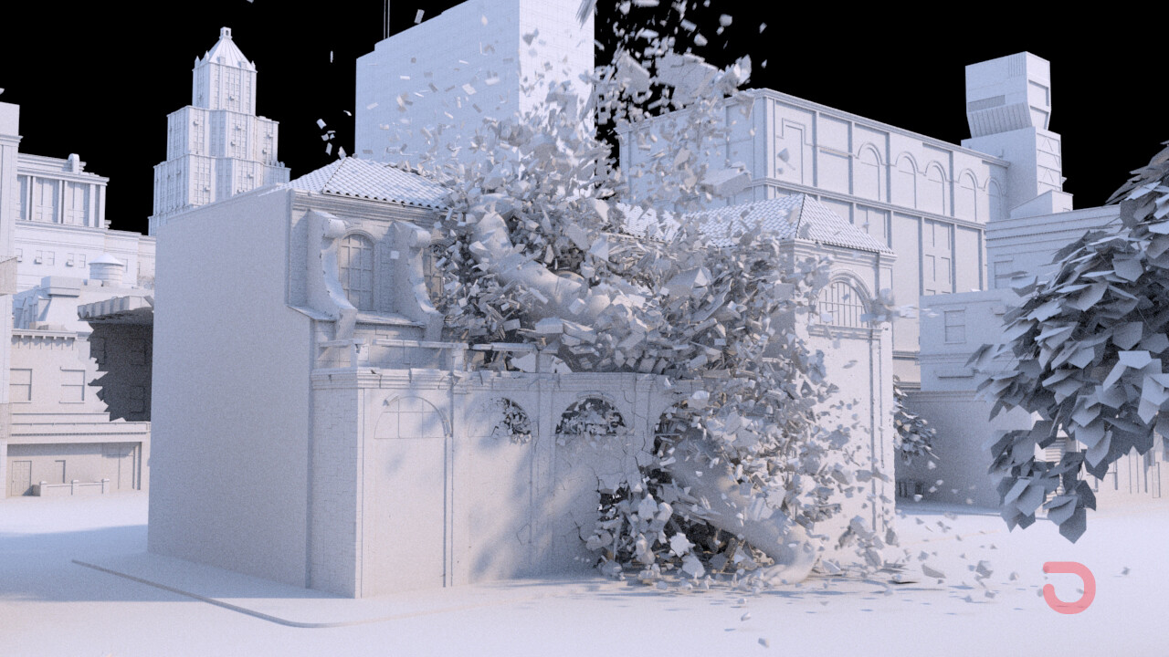 ArtStation - Houdini Building Destruction