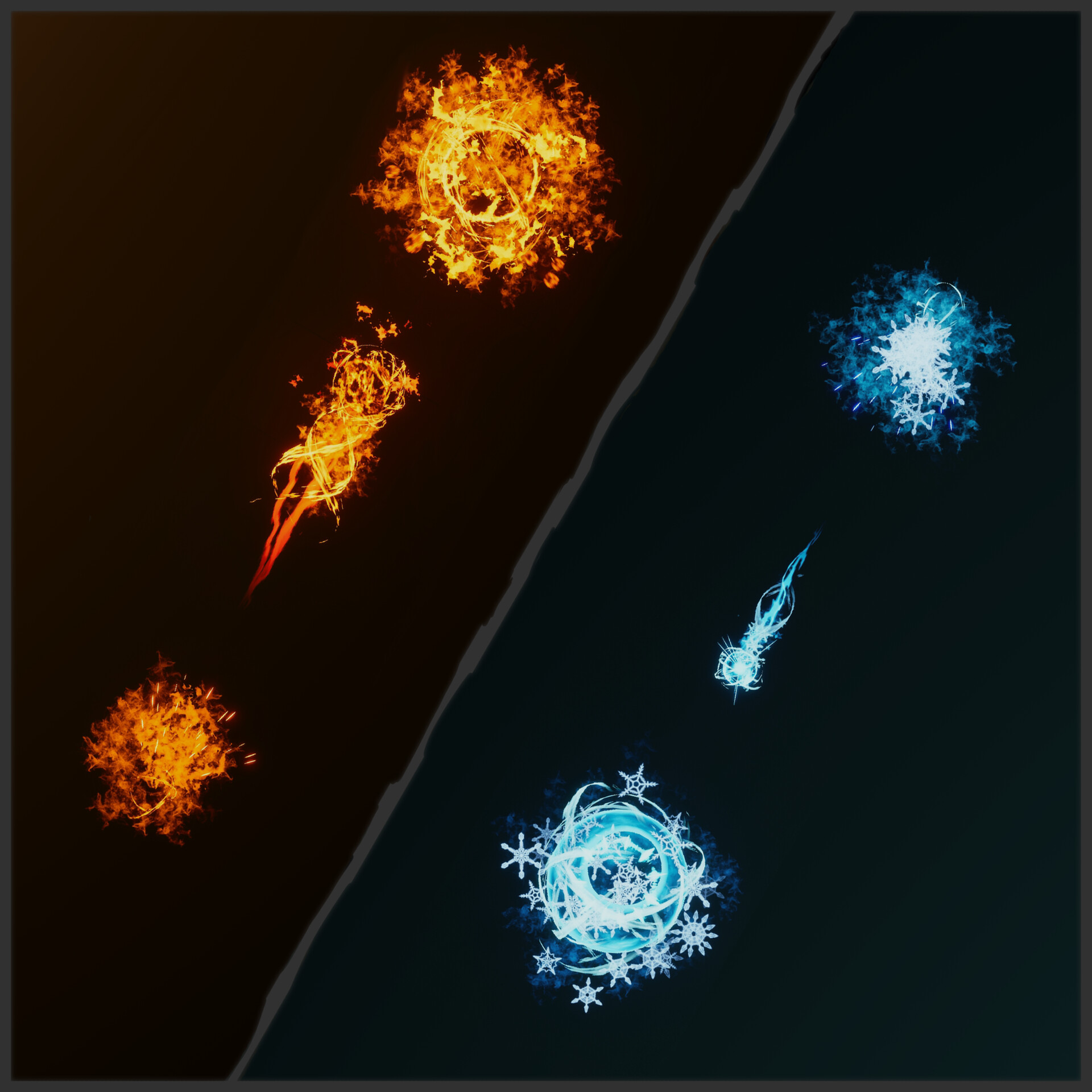 ArtStation - Stylized Projectiles VFX