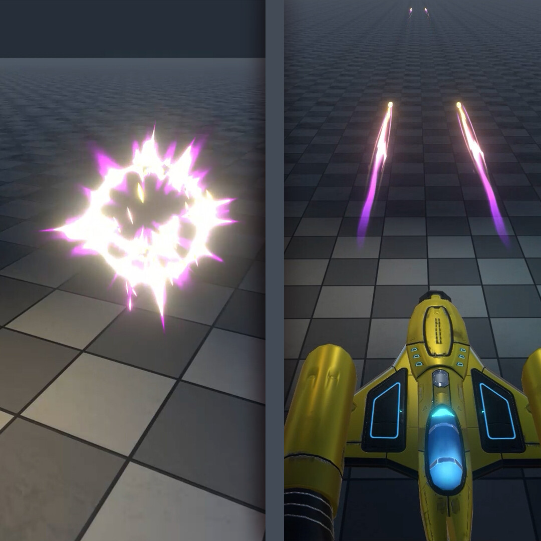 ArtStation - VFX Shoot/Impact de Moitelle Romain - RailShooter - HEAJ 2022/2023