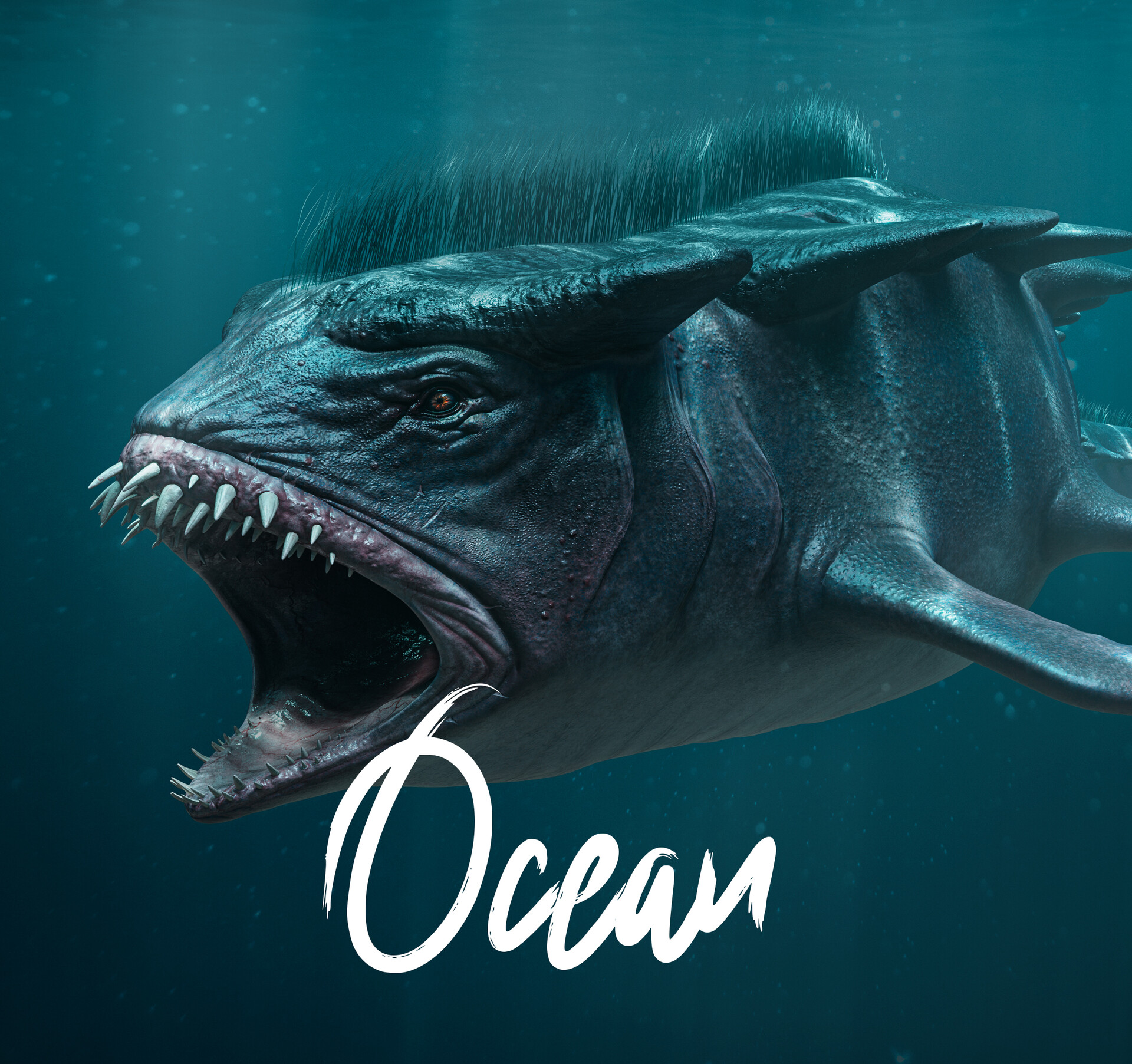 ArtStation - Ocean's Enigmatic Denizen: The Water Creature