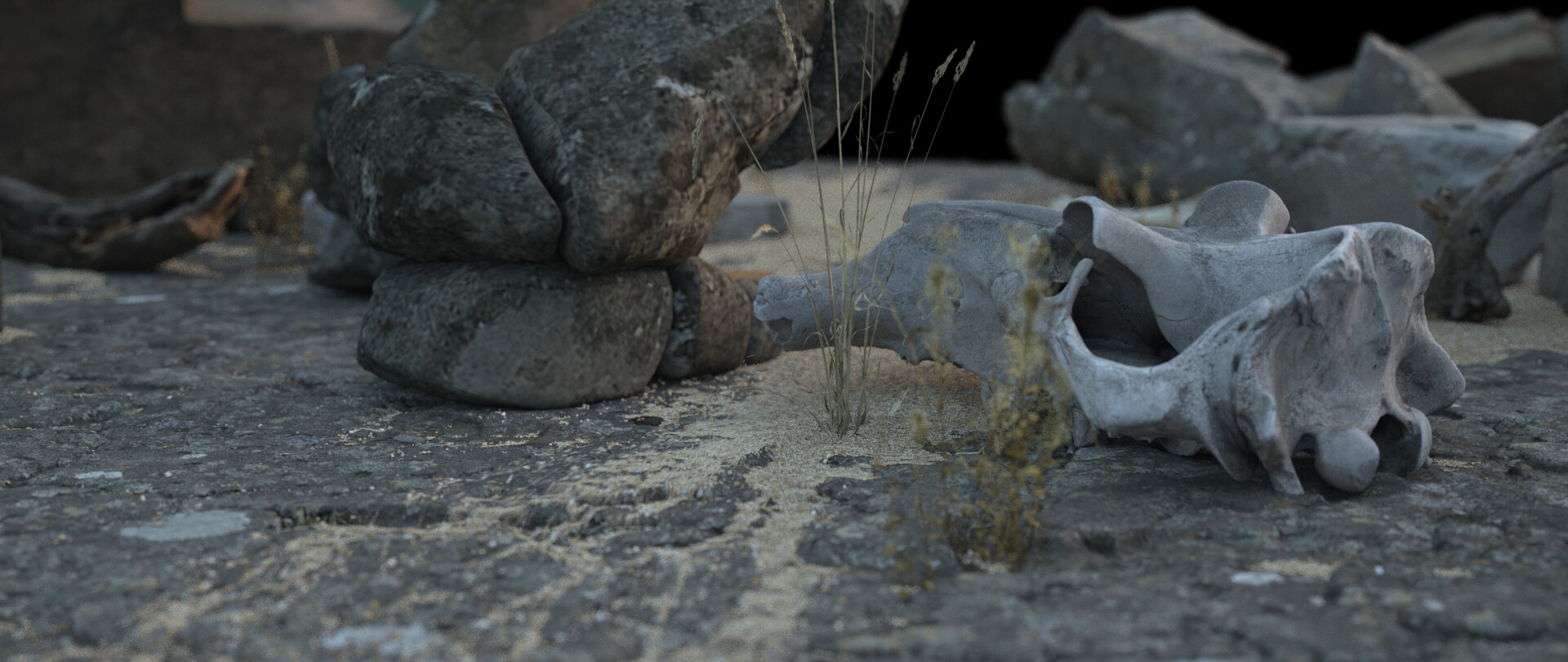 ArtStation - Houdini High quality sand environment