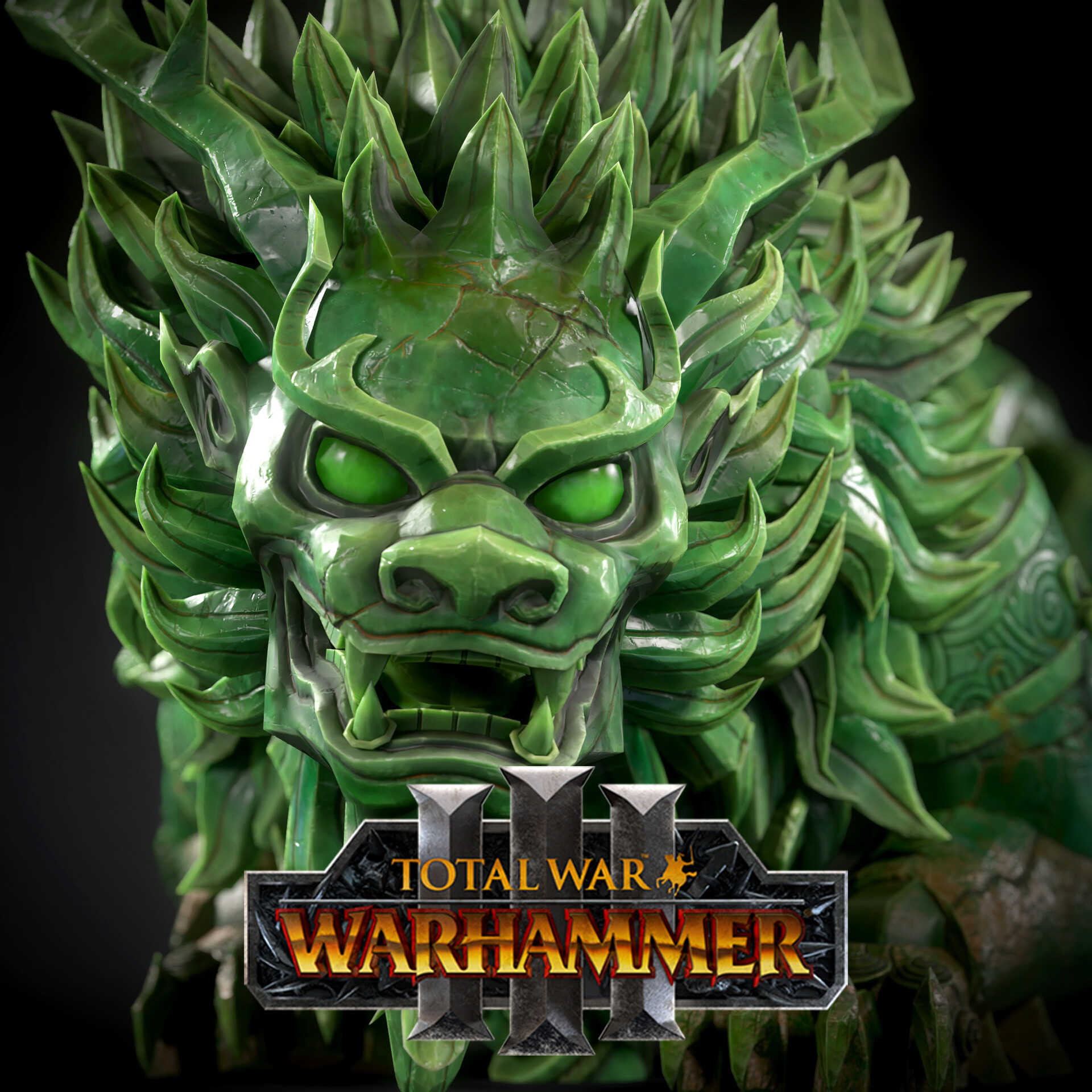 ArtStation - Jade & Jet Lions - Total War: Warhammer III - Shadows of ...