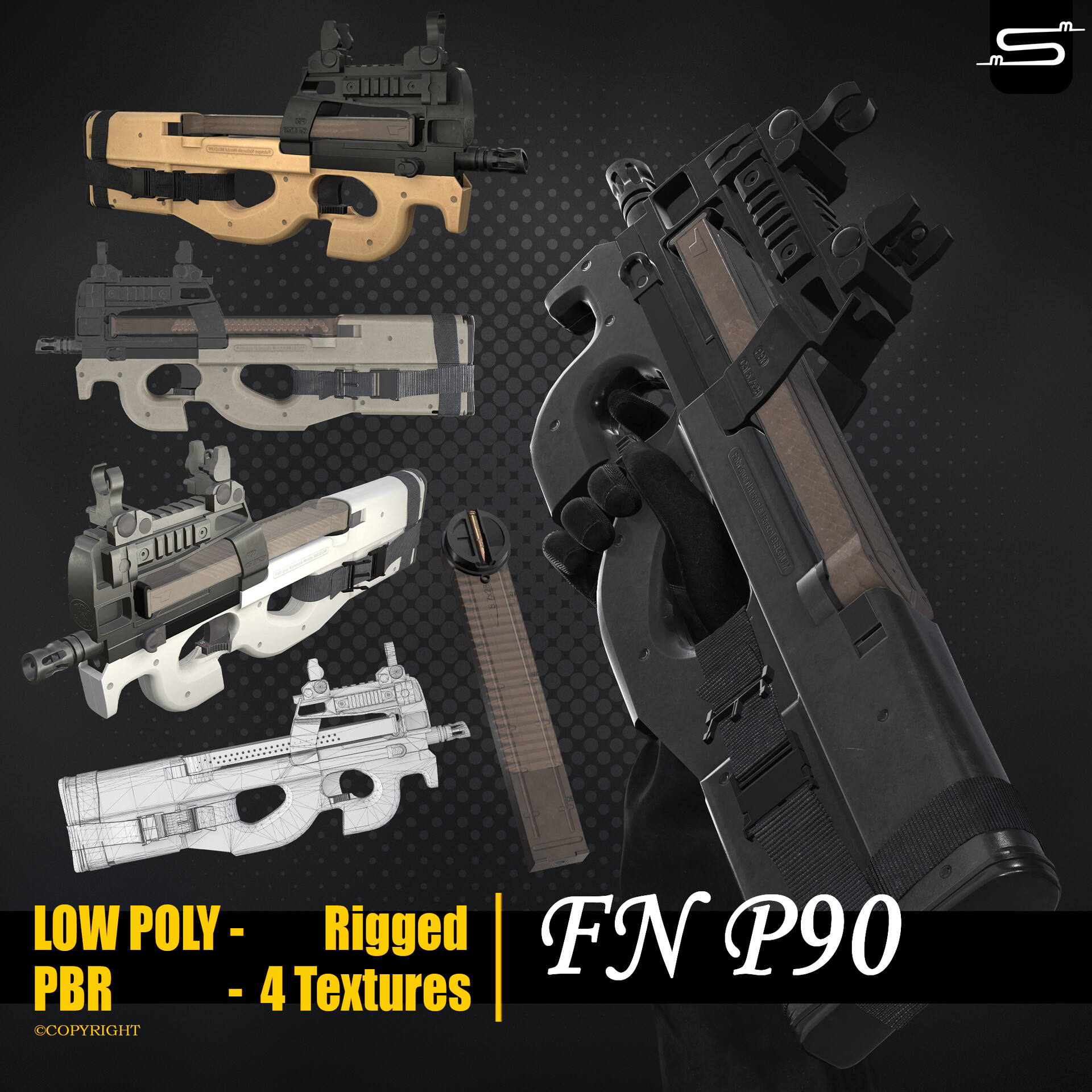 ArtStation - FN P90