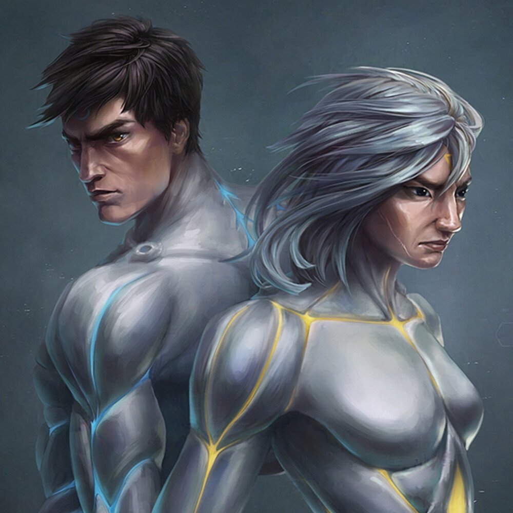 ArtStation - Character selection screen