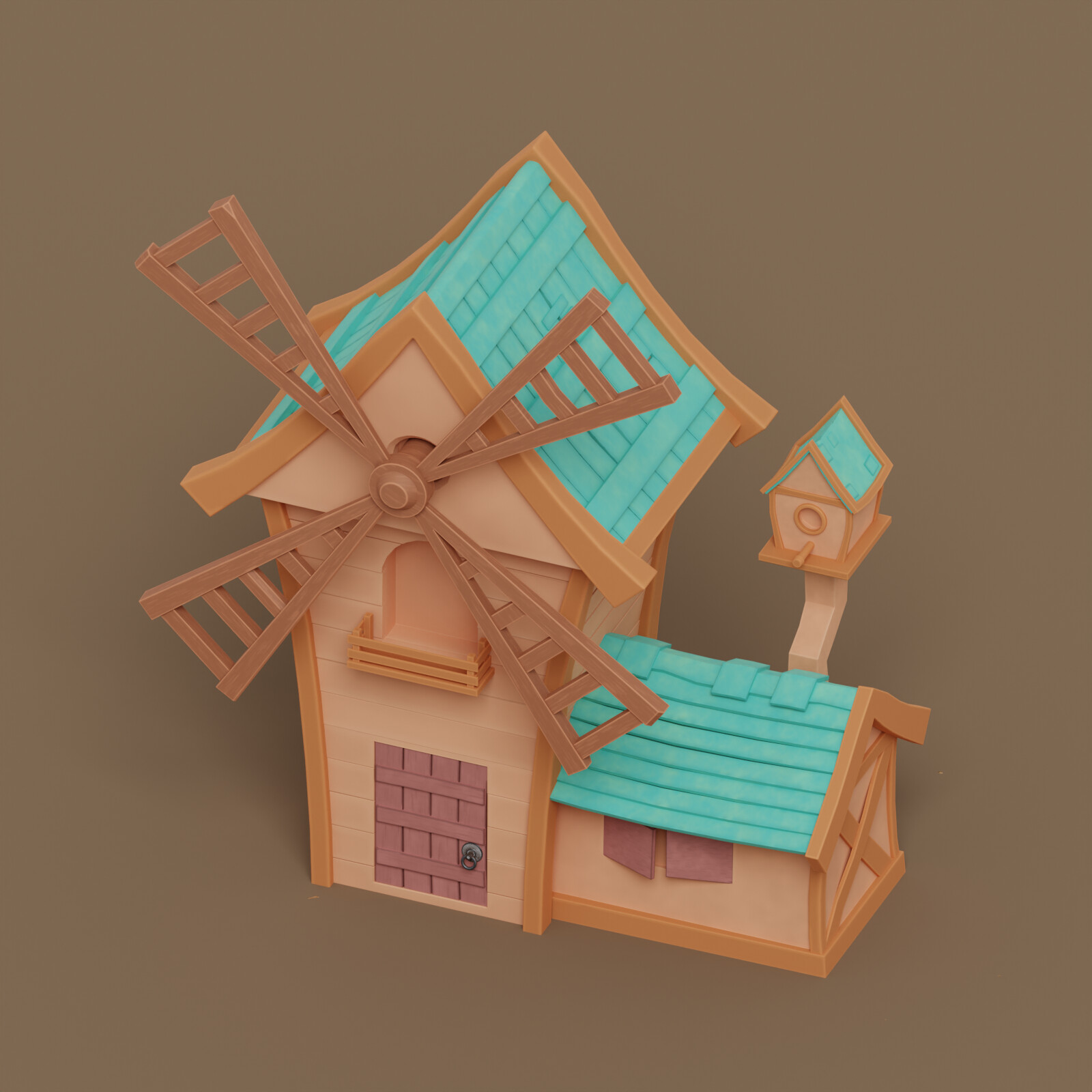 ArtStation - Stylized windmill