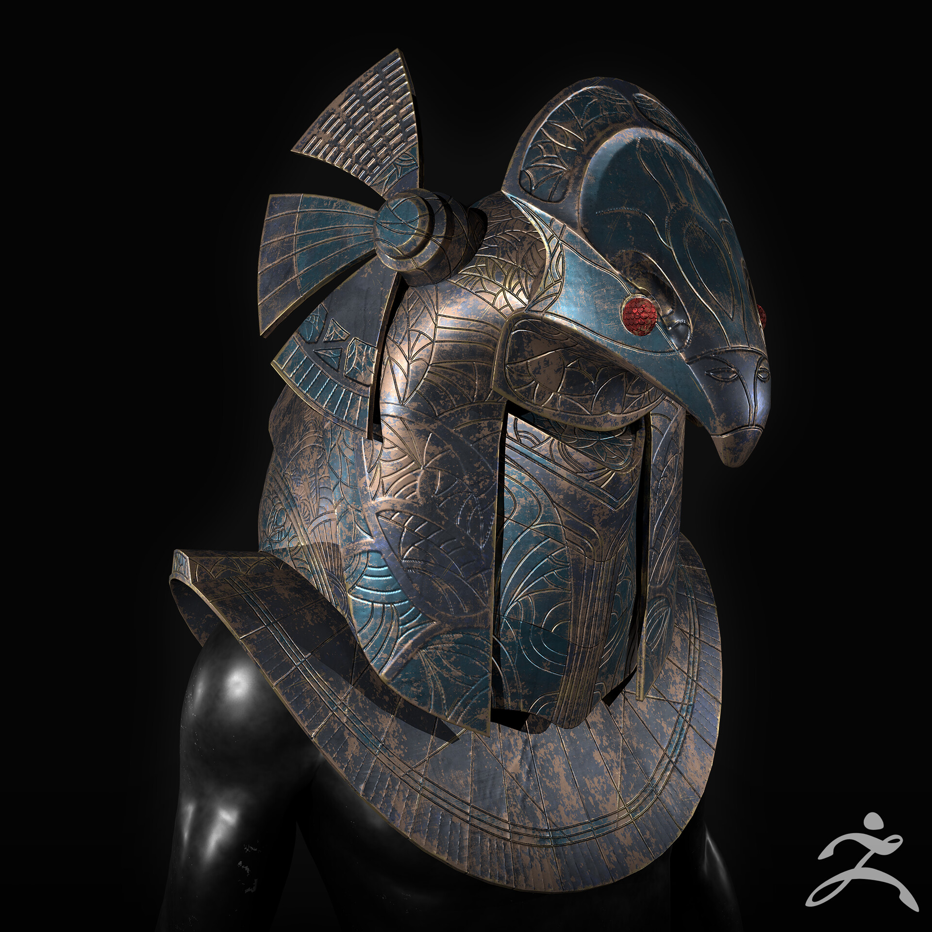 ArtStation - Horus Helmet