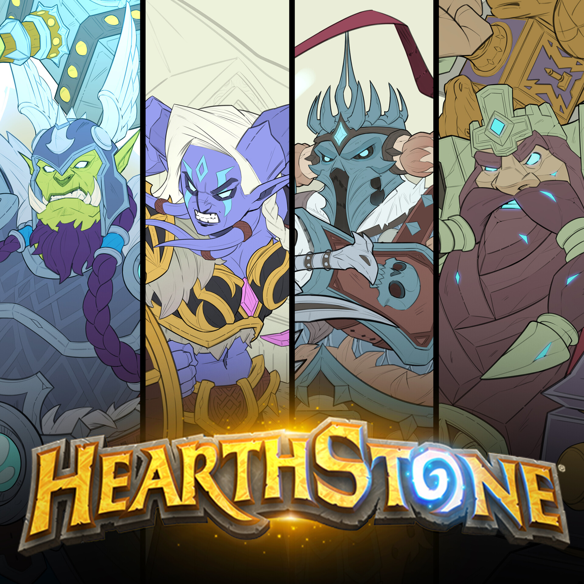 ArtStation - Hearthstone Titans: Hero Skins Concepts
