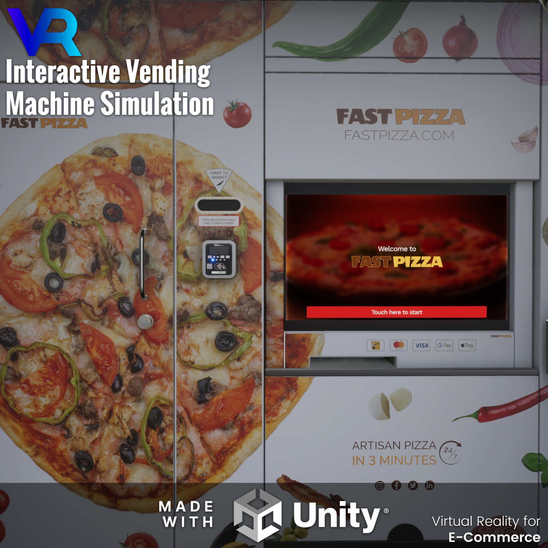 ArtStation - Virtual Reality Realm - Interactive Vending Machine ...