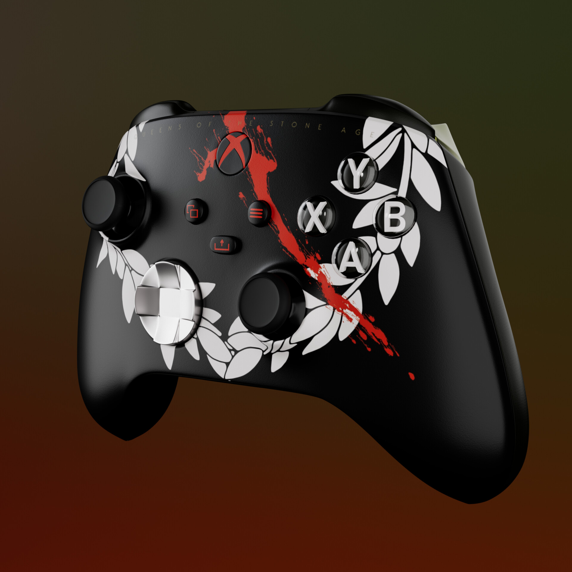 ArtStation - Xbox Wireless Controller - Imaginary Queens Of The Stone Age Collaboration