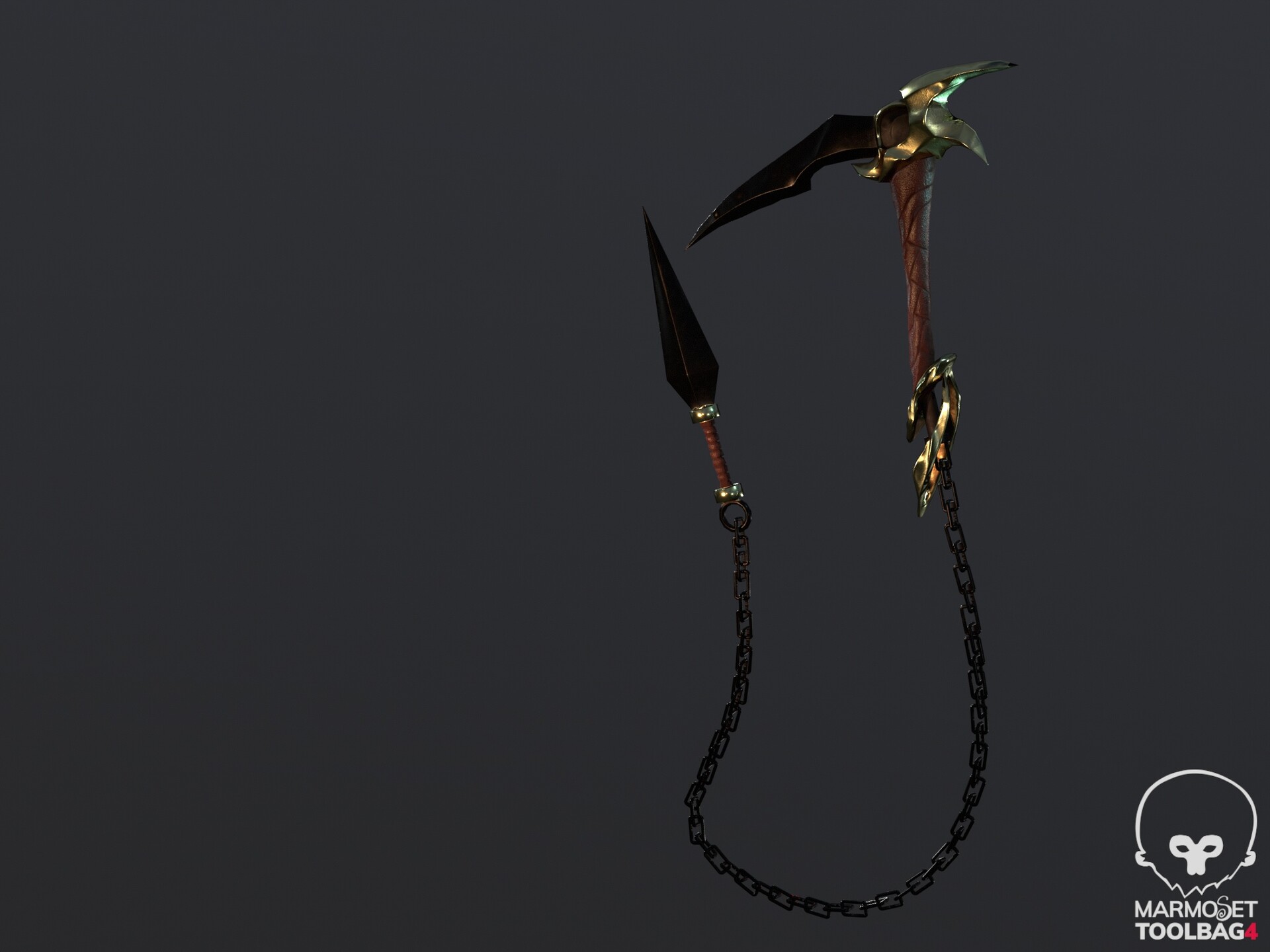 ArtStation - Game Ready Ninja Weapon