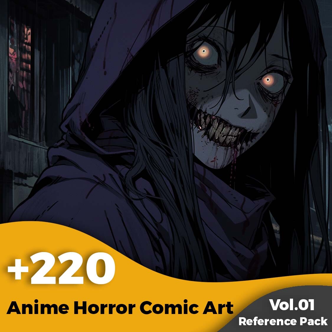 ArtStation - +220 Anime Horror Comic Art (4k) | Vol_01
