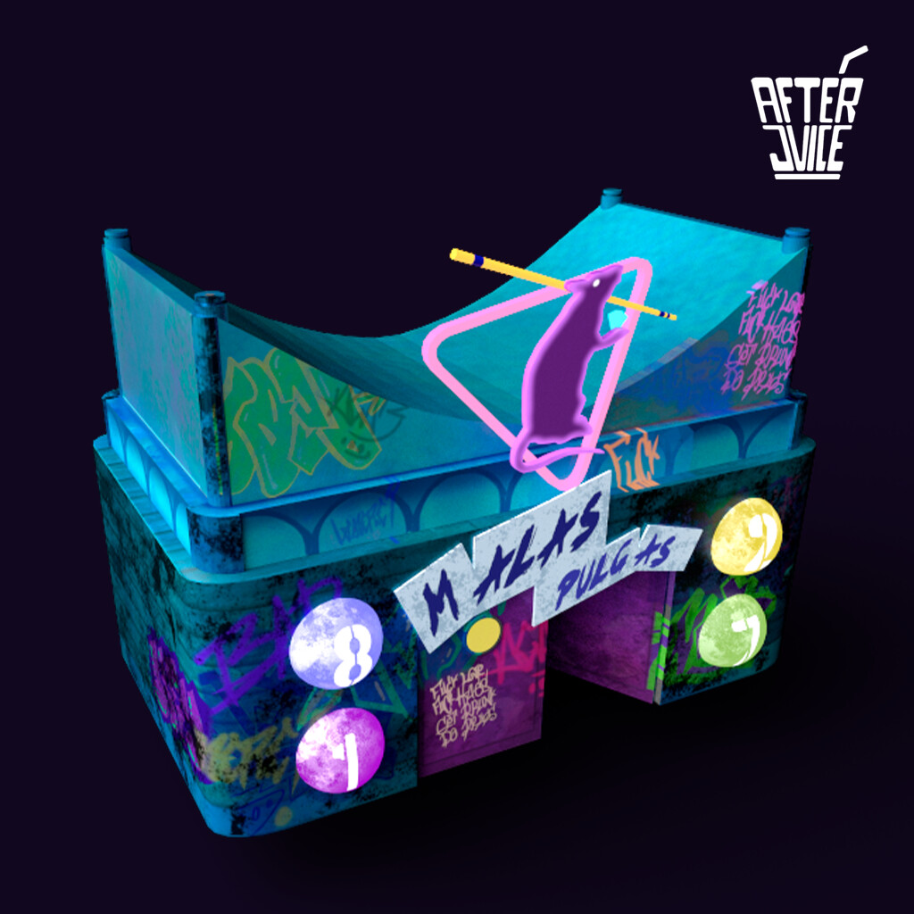 ArtStation - Texturing - After Juice - Malas Pulgas Building