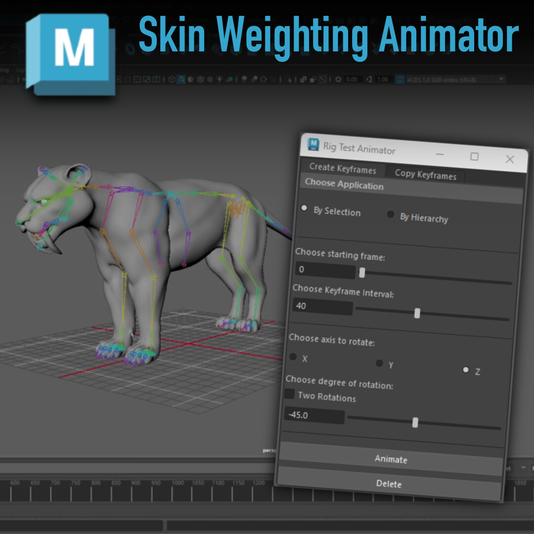 ArtStation - Skin Weight Animator Tool