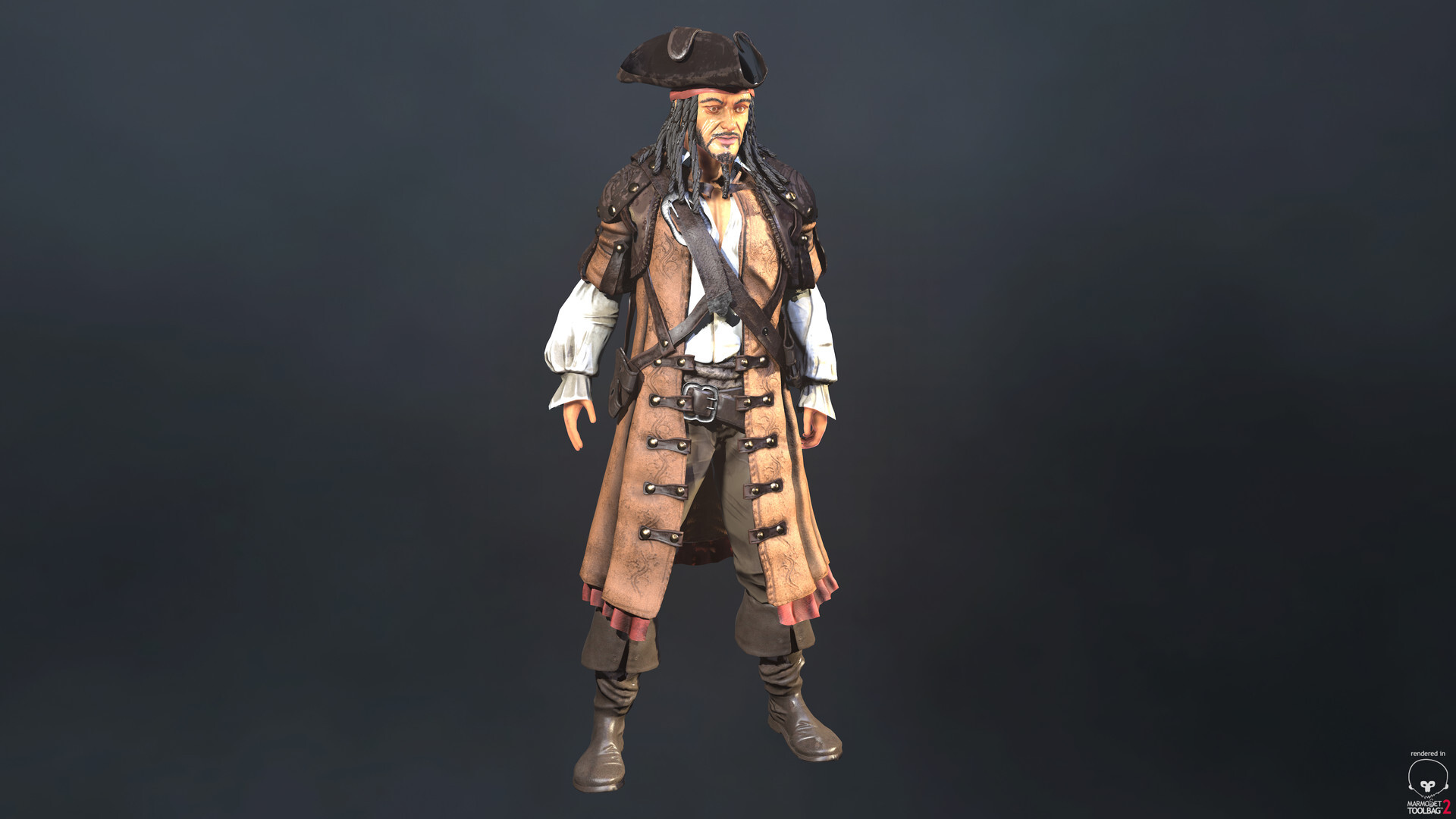 ArtStation - Pirate - 3D Game Character