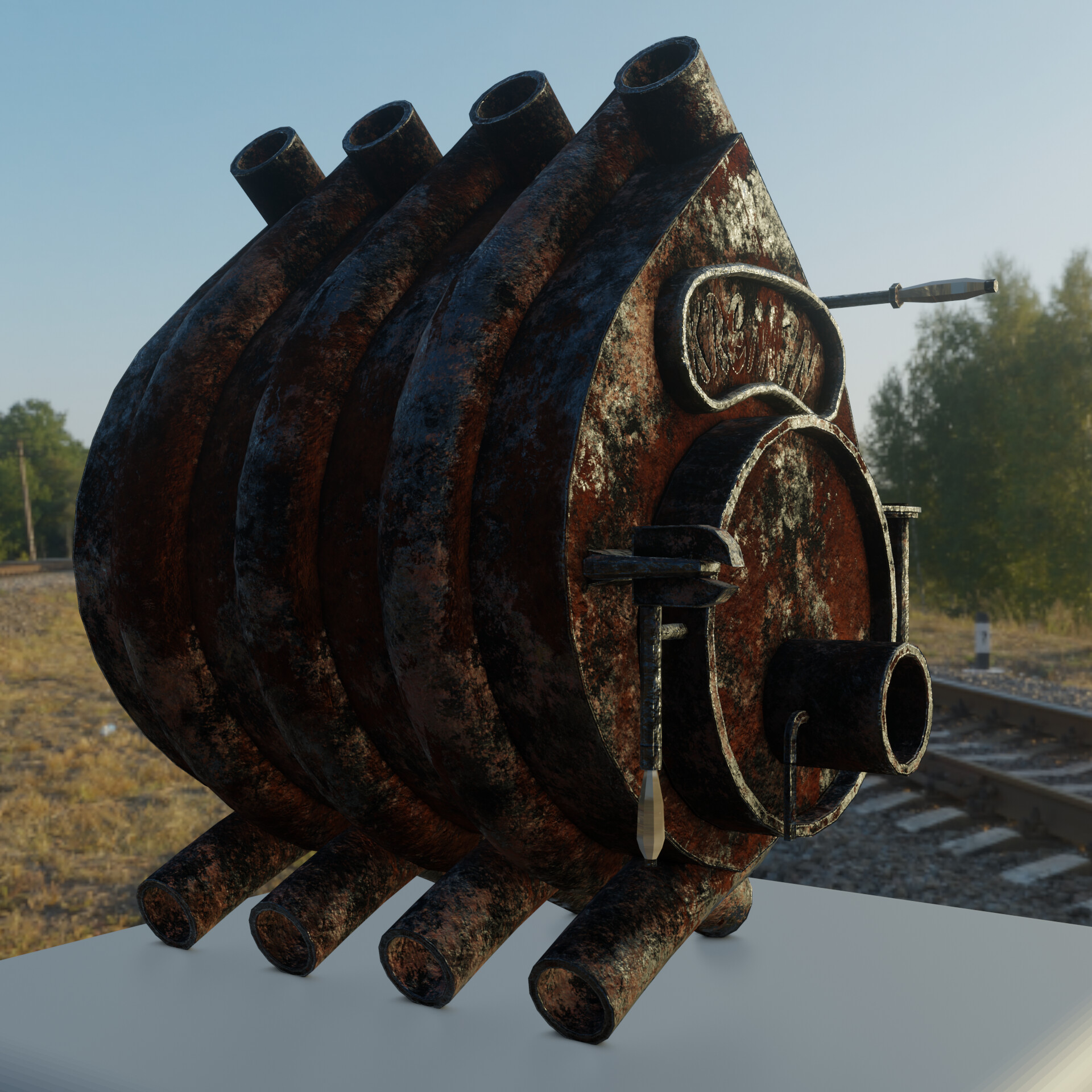 ArtStation - Rusty buleryan stove