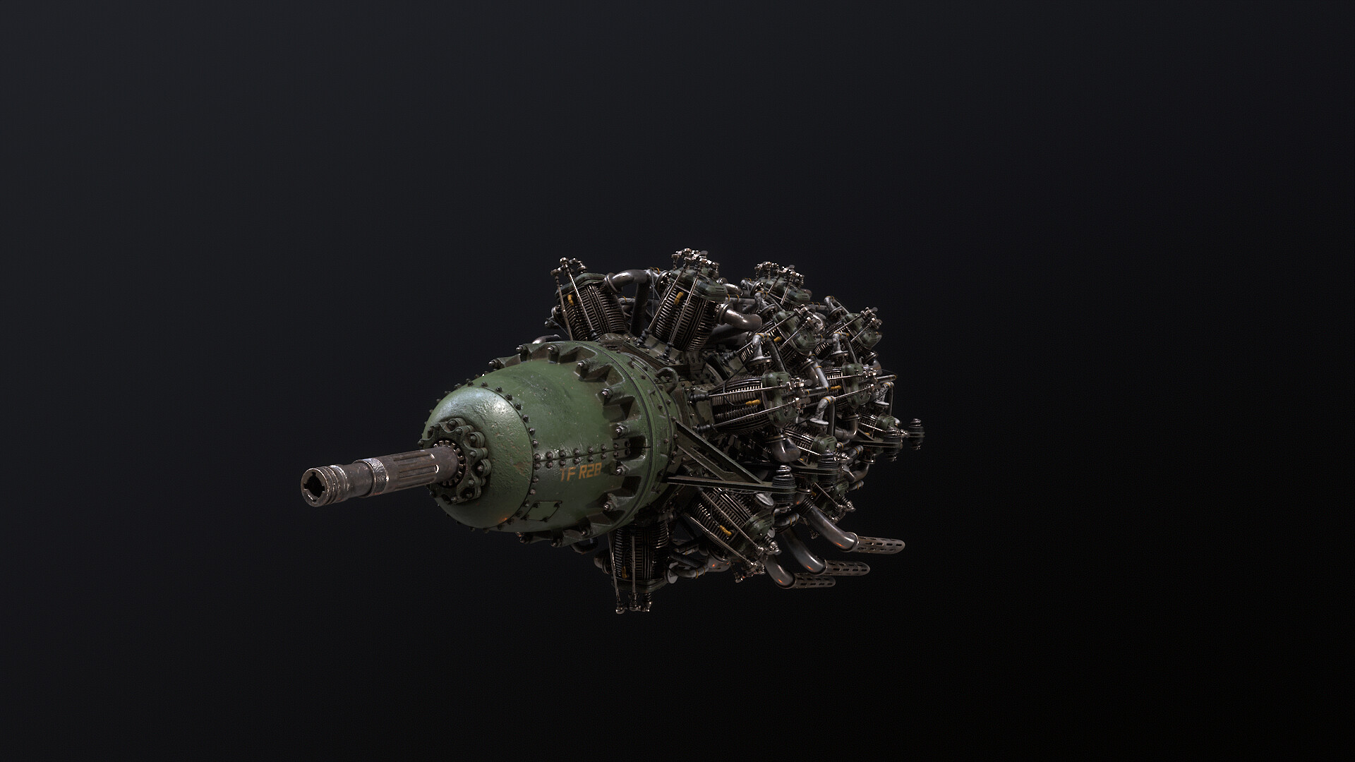 ArtStation - R28 Aircraft Engine