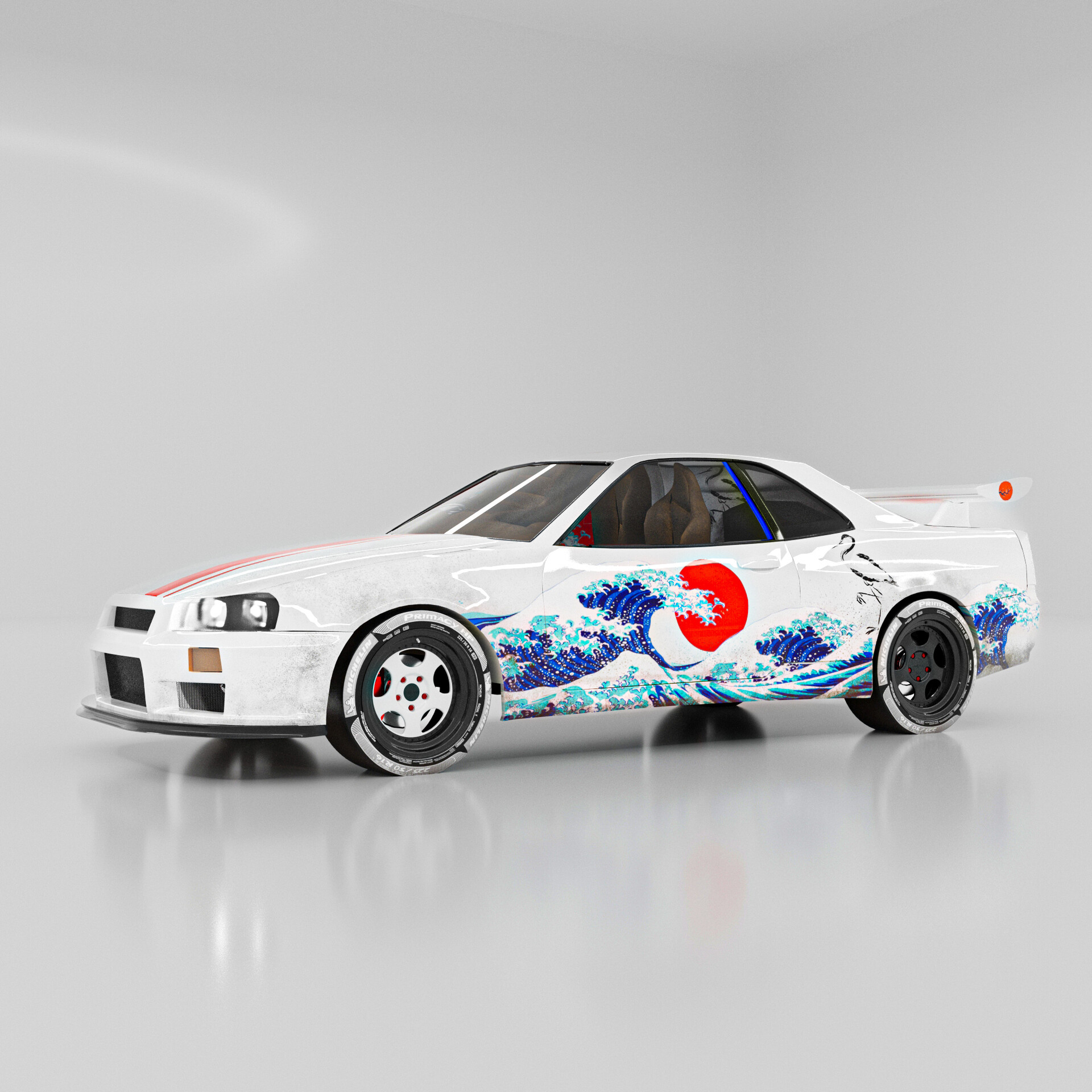 ArtStation - Skyline R34 custom livery