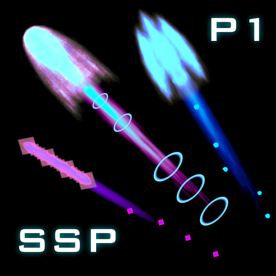 ArtStation - Space Shooter Projectile 2.5D Part 1