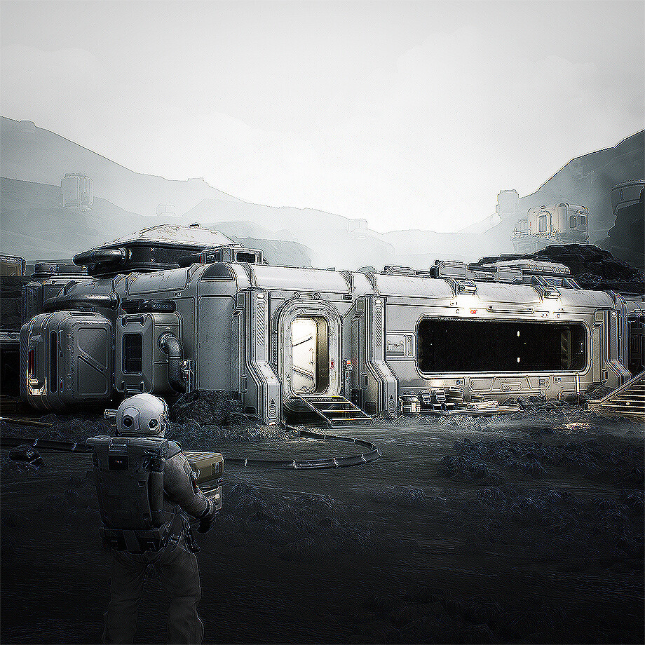 ArtStation - Starwield Environment 🤭 - Science fiction UE Modular ...