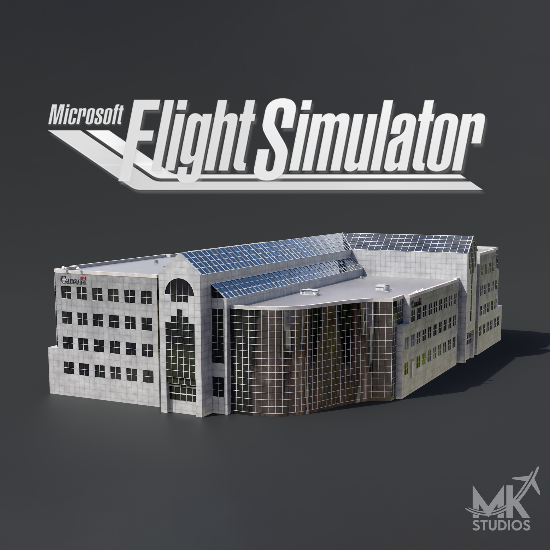 ArtStation - MSFS 2020 Montreal Transport Canada building