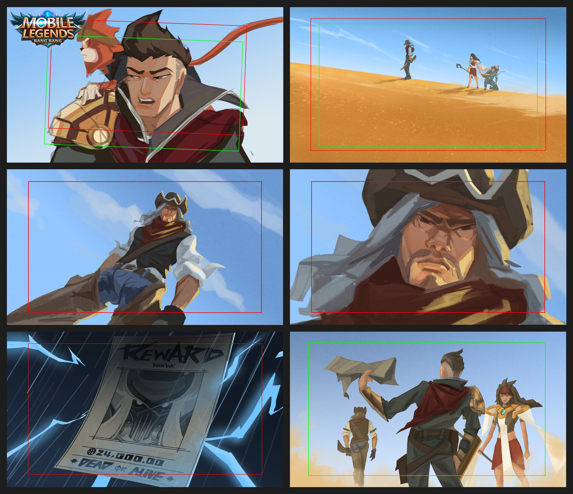 ArtStation - Storyboarding For Mobile Legend Bang Bang
