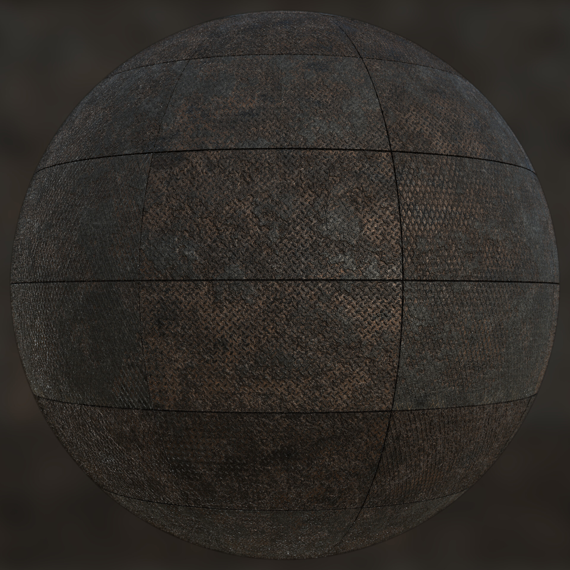 ArtStation - Pattern rusted metal platform