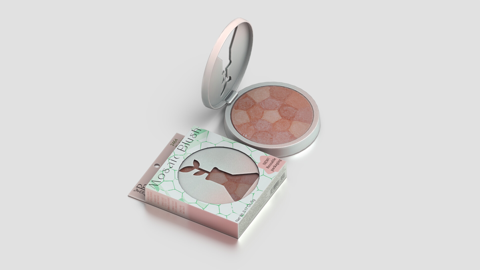 ArtStation - Makeup Compact Product Design