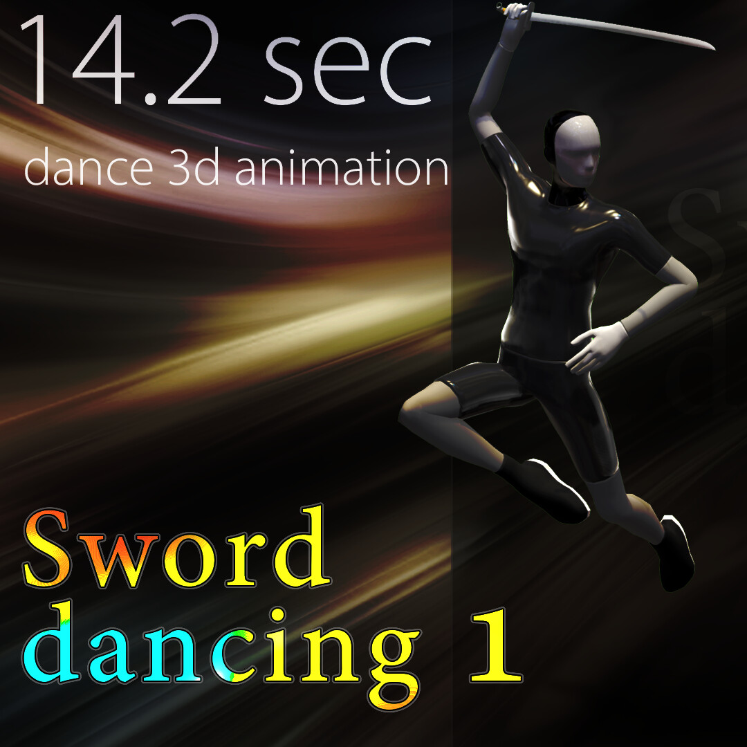 ArtStation - A&M: Sword dancing 1 - dance animation (200bpm)