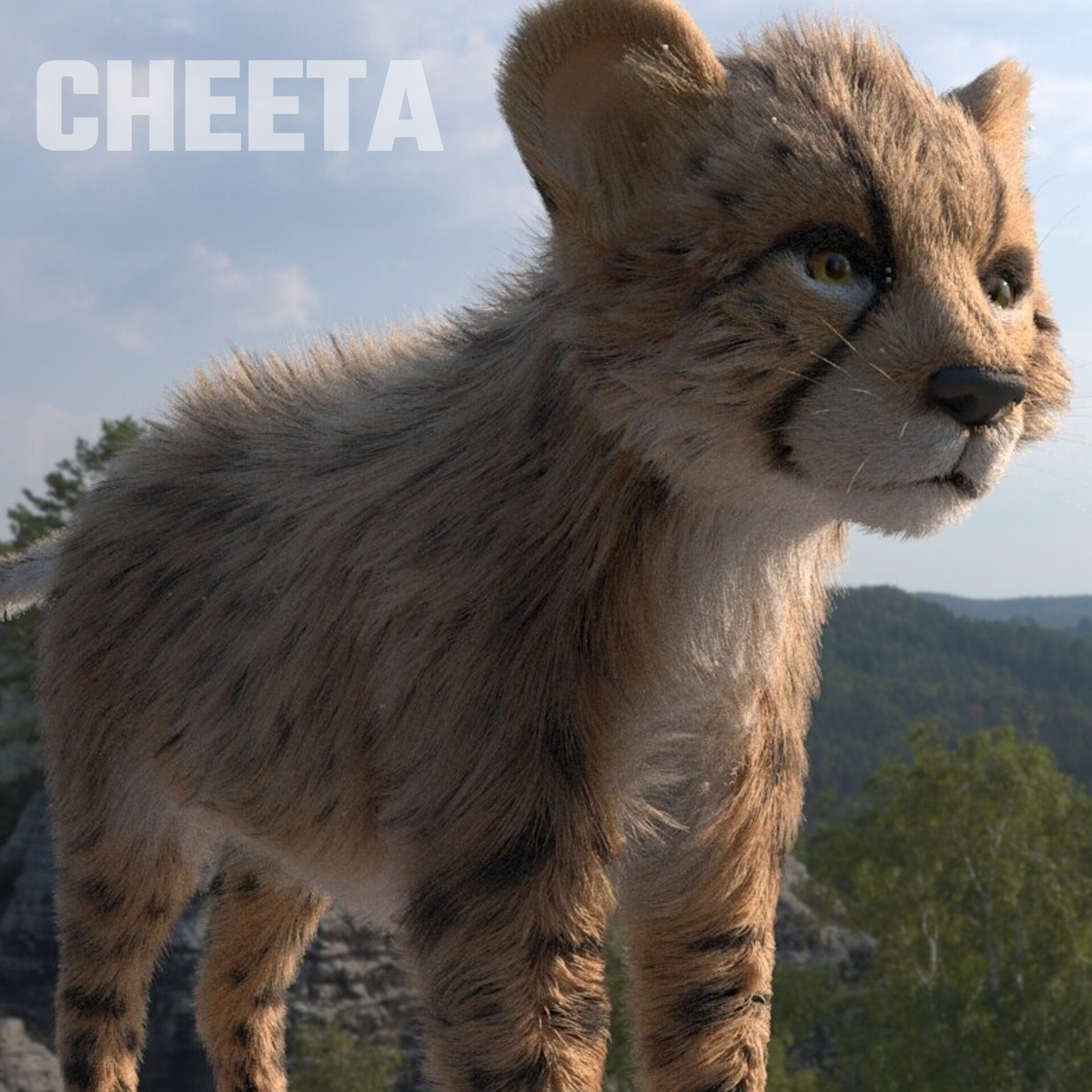 ArtStation - Cheetah character design