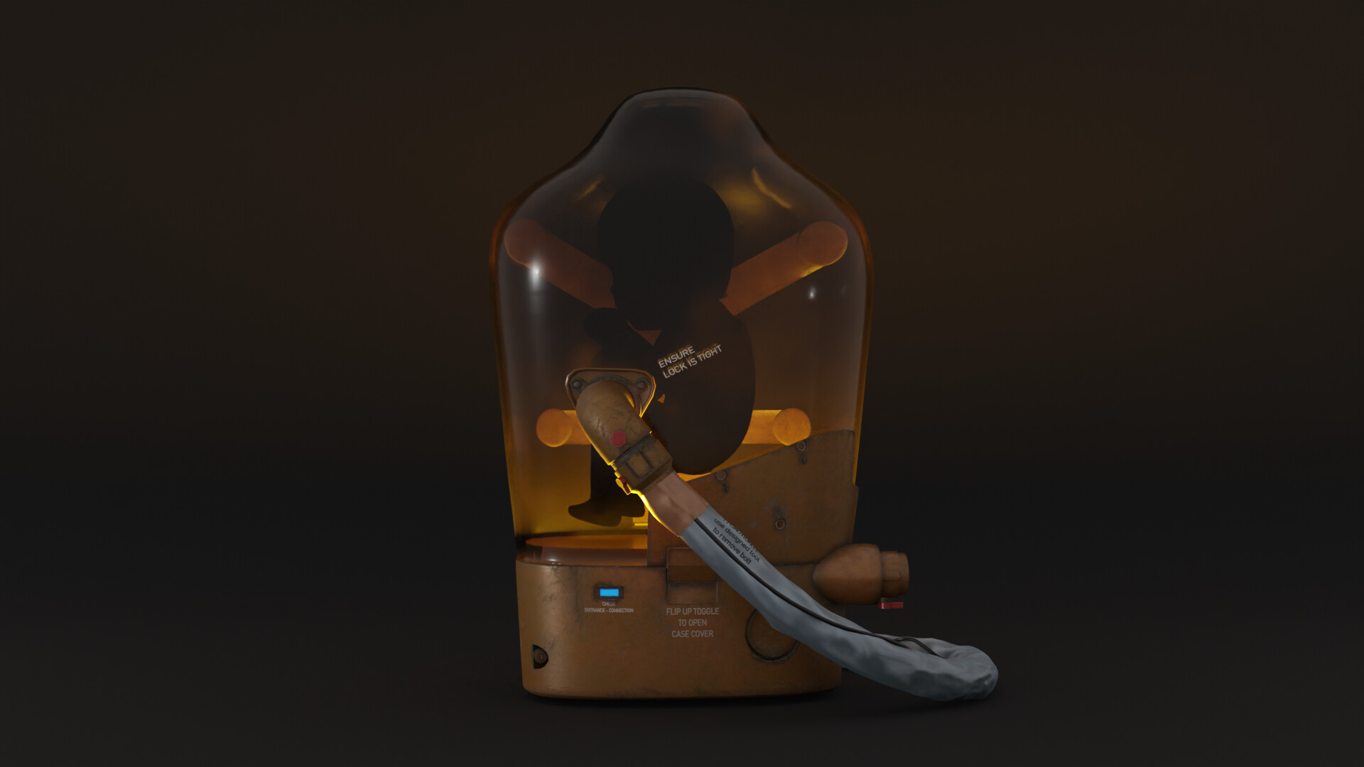 ArtStation - Death Stranding - BB Pod fan made model