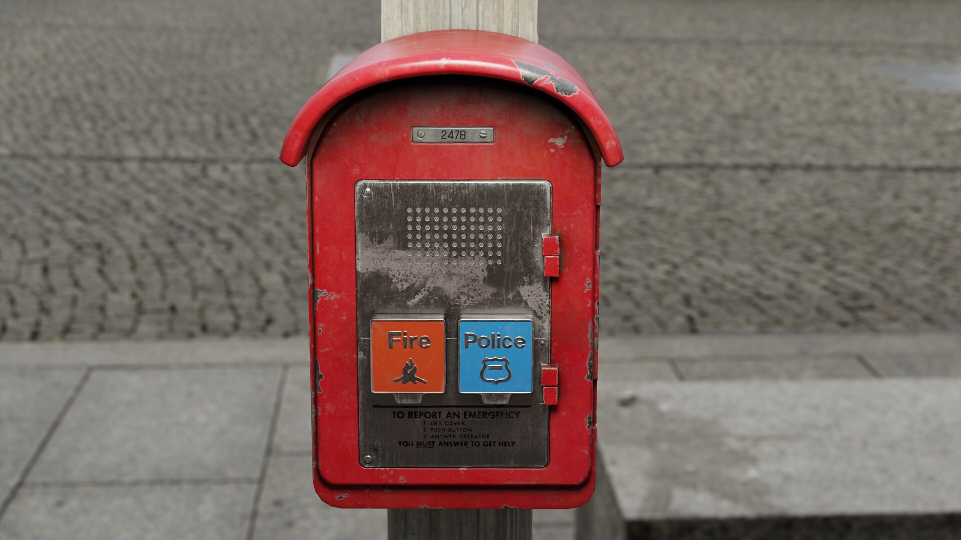 ArtStation - Emergency call box