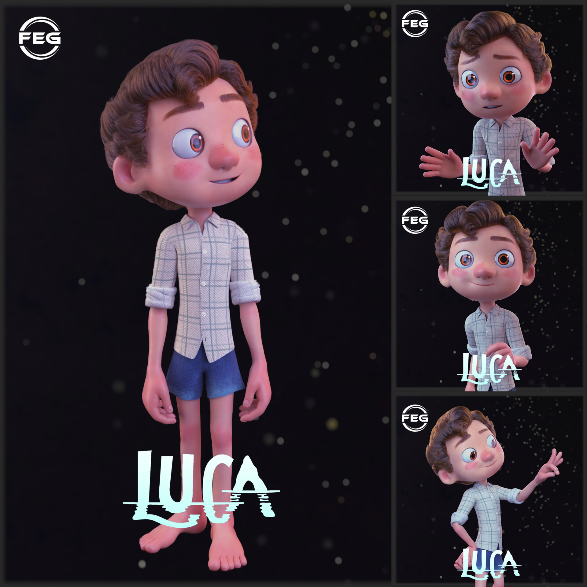 ArtStation - Luca character