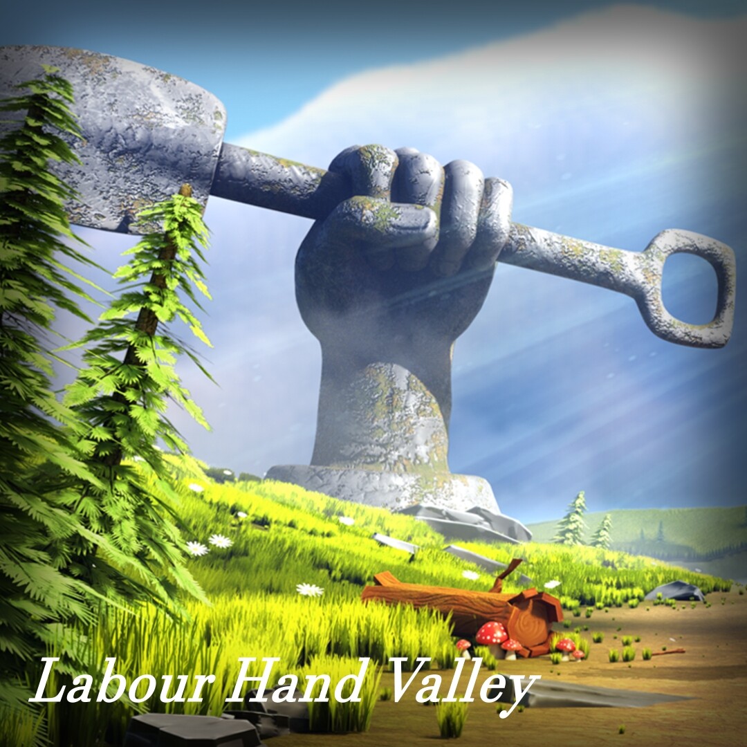 ArtStation - Labour Hand Valley - Stylized Environment