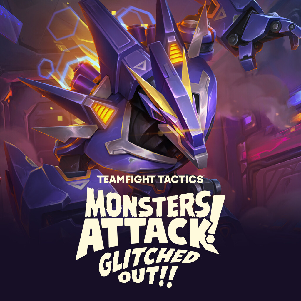 ArtStation - Teamfight Tactics | Set8.5 Monsters Attack: Glitched Out | Chibi Mecha Malphite ...