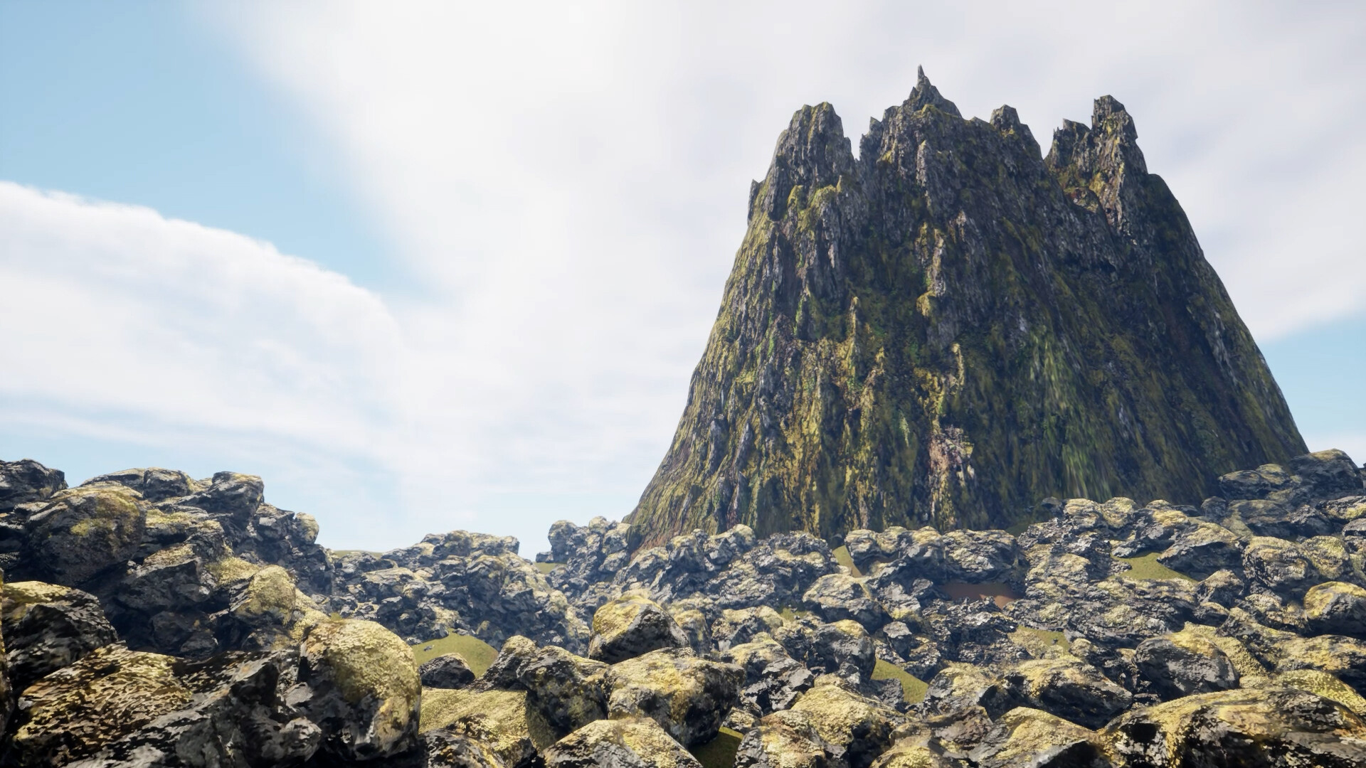 ArtStation - Blasted Mountain