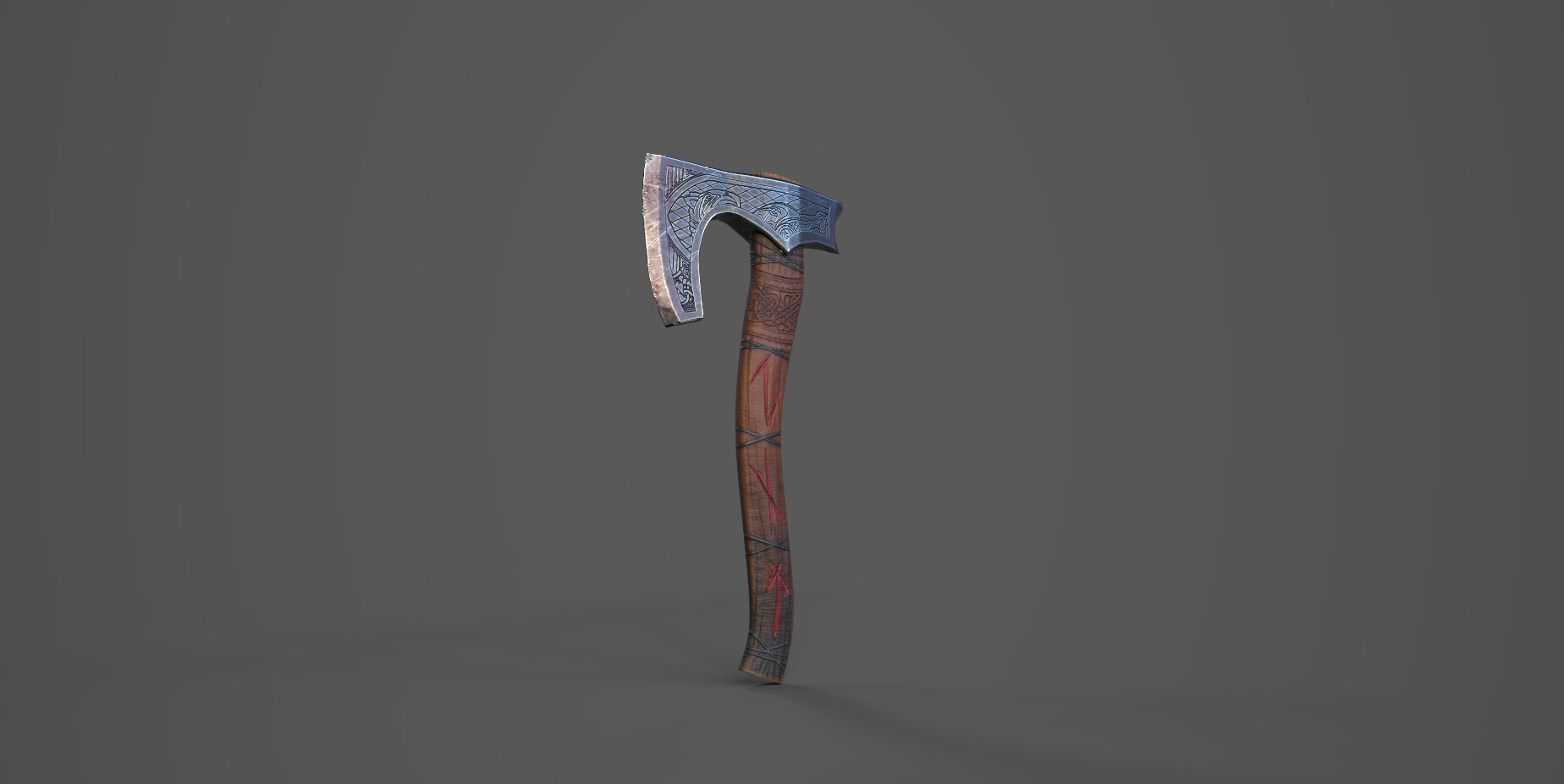 ArtStation - Runic Axe - High-poly Bake Practice
