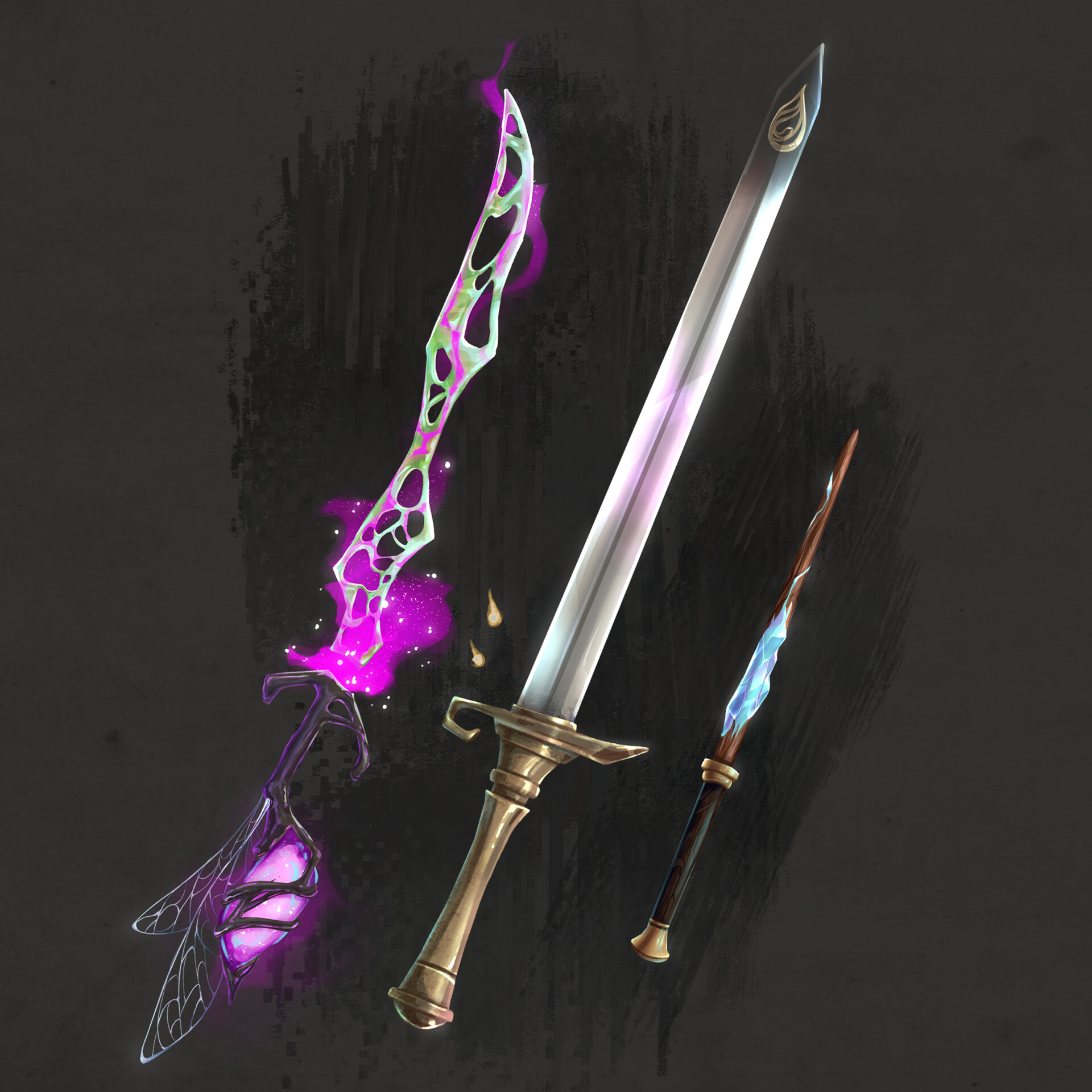 ArtStation - Swords and wands