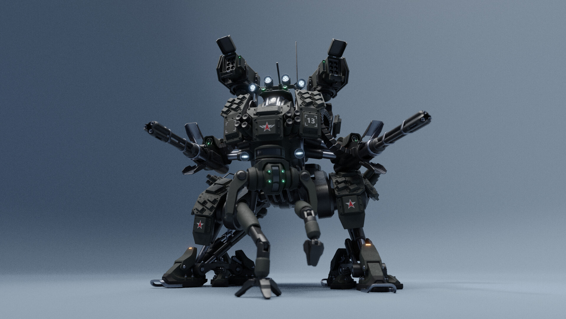 ArtStation - Recon Mech