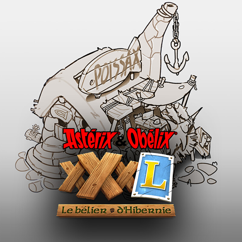ArtStation - Asterix & Obelix XXXL The Ram From Hibernia - Port Props ...